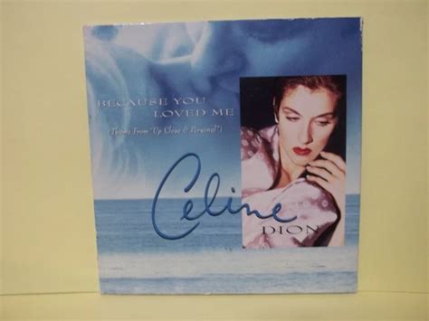1996 CÉline Dion Because You Loved Me I Dont Know Single Cd Eur 550