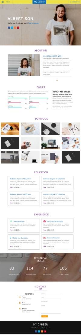 个人网站模板个人网站html模板个人网站psd模板个人网站模板下载17素材网