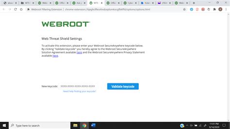 Webroot Filtering Extension WON T Uninstall Disable Webroot Community