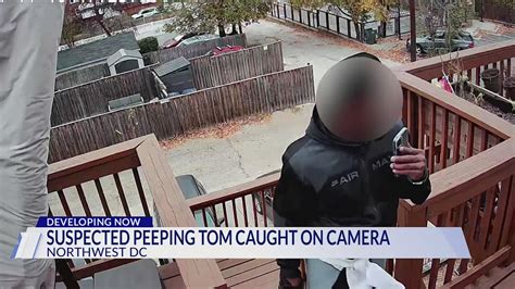 Suspected Peeping Tom Caught On Camera In Dc