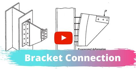 bracket connection design youtube