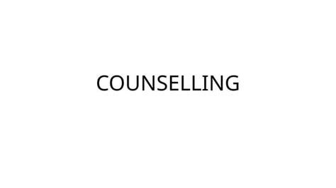 Counselling Class In The Humss Disciplines And Ideas In The Social