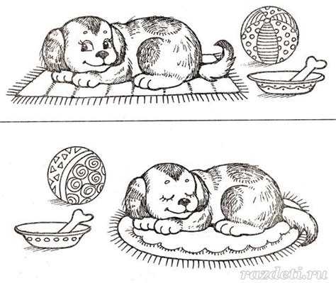 Развивающее задание в картинках для детей 4 5 лет Сравни картинки Чем