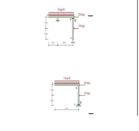 Solved 1 Calculate The Reactions In The Beams And Frames