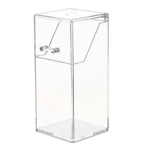 Clear Makeup Brushes Holder With Lid Acrylic Makeup Brush Jewellery