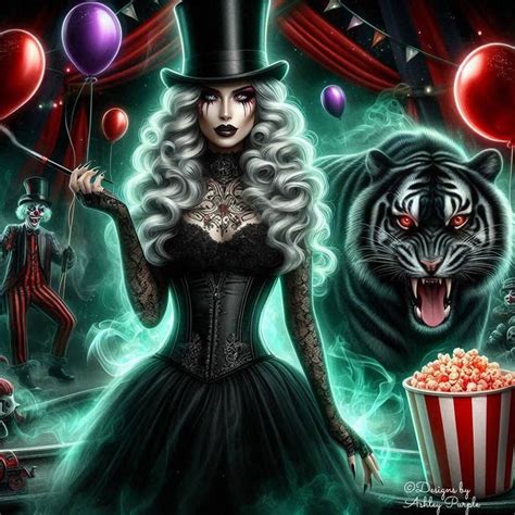 Pin By Ps Crazy Creations On Dark Carnival Ringmaster🎪 Sugar Skull