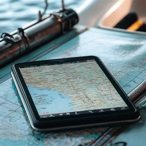 A Marine Navigation Chart With Interactive Features For Digital Devices Including Realtime