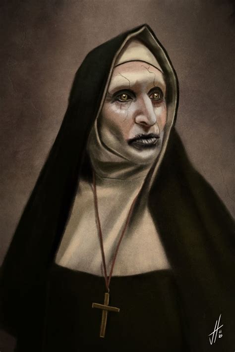 The Nun Valak Art Print The Conjuring Etsy Valak The Conjuring