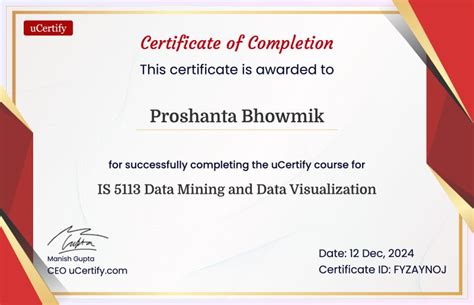 Congratulations On Obtaining The Certificate Of Course Completion For