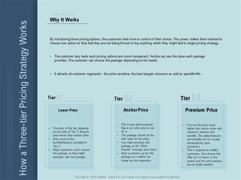 Determine Right Pricing Strategy New Product How A Three Tier Pricing Strat