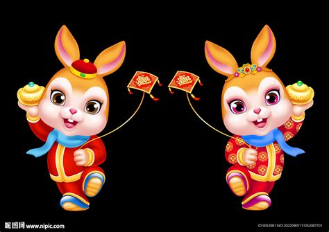 2023兔年卡通兔子设计图卡通设计广告设计设计图库昵图网