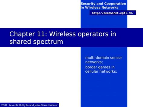 Ppt Chapter 11 Wireless Operators In Shared Spectrum Dokumentips