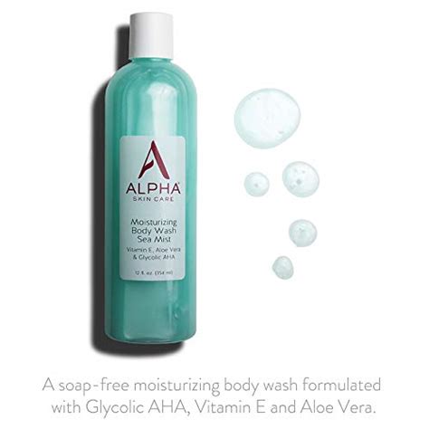 Alpha Skin Care Moisturizing Body Wash Anti Aging Formula Glycolic