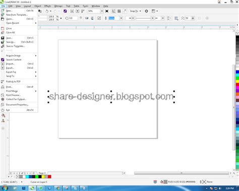 Fungsi Menu Tools Dalam CorelDraw