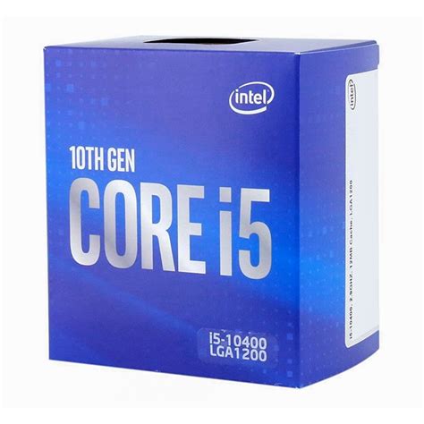 Cpu Intel Core I5 10400 Processor 2 90ghz 12mb L3 Lga1200 Box Technoland Shop