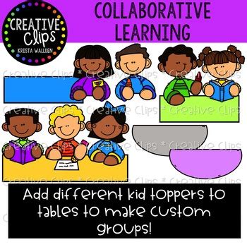 Collaborative Learning Clipart {creative Clips Clipart} Tpt