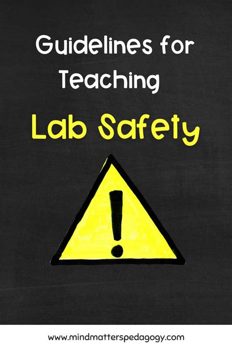 Teaching Lab Safety Guidelines For A Safer Science Class