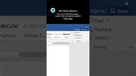 Ms Word Basics Ms Word Tutorial Learn Ms Word With Sadaf Yousuf Ms