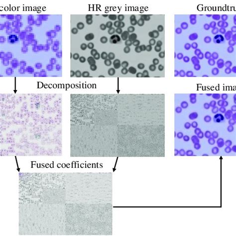 Wavelet Multi Resolution Color Fusion Of A Lowresolution Image And A Download Scientific