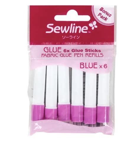 手作森林 Sale日本製 Sewline 蝴蝶牌 補充 6入 口紅膠 膠水 旋轉式 可補充 布用膠 布用口紅