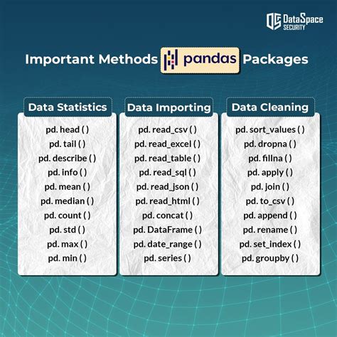 Learn About Pandas A Data Science Package Dataspace Security Posted