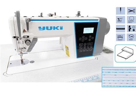 B4f M Yuki Düz Makine İplik Kesicili