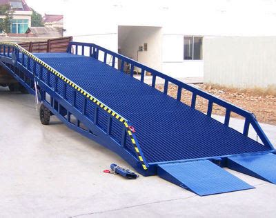 Hydraulic Dock Leveler Mobile Container Loading Ramp Movable Dock Ramp Yard Ramp And Dock Leveler