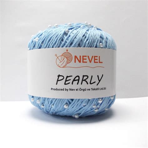 Nevel Pearly İncili Örgü İpi Nev El Örgü Butik