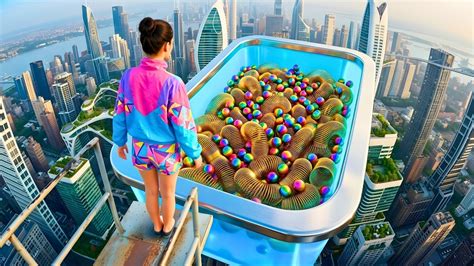 Dream Retro Toy Foam Dives Which Pool Is Best 🎲 Oddly Satisfying Ai