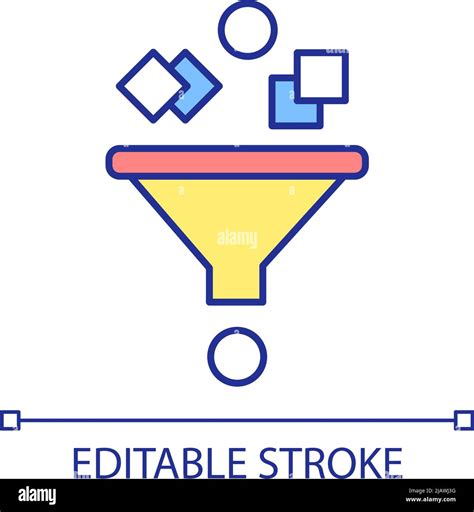 Data Processing Rgb Color Icon Stock Vector Image And Art Alamy