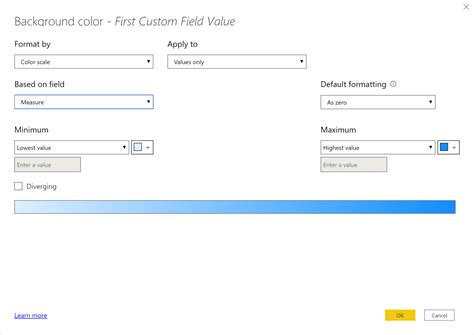 Solved Possible To Use A Measure In Conditional Formattin