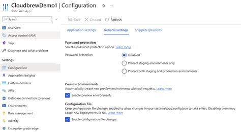 Azure Static Web App Password Protect Your Environments