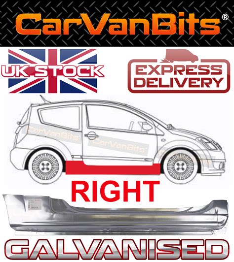 For Citroen C2 03 09 Full Sill Repair Body Rust Outer Panel Right