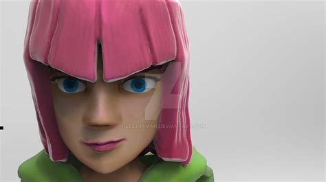 Coc Archer By Leetraman On Deviantart