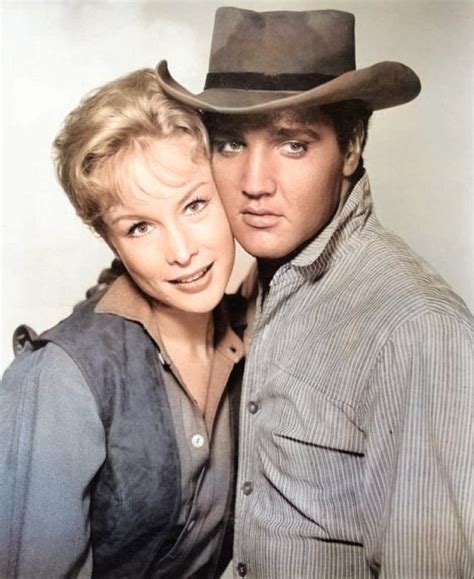 Barbara Eden And Elvis Presley 1960 The 60s