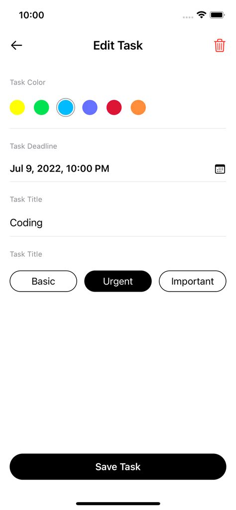 Github Ba Cstasks Swiftui 30 Task Manager App Core Data Complex Ui Mvvm Crud