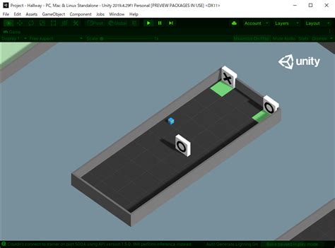 unity ml agentsによる強化学習：サンプルプログラムを動かしてみる（hallway編） massie s programming