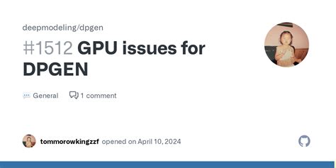 Gpu Issues For Dpgen Deepmodeling Dpgen Discussion Github