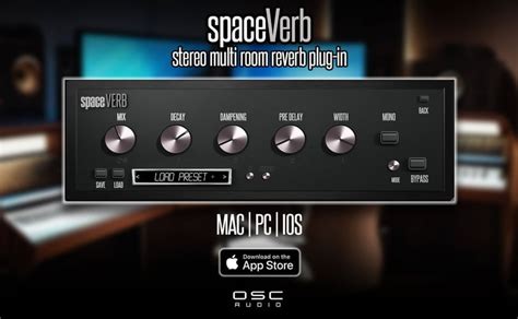 OSC Audio Releases SpaceVerb Creative Reverb Effect Desktop IOS
