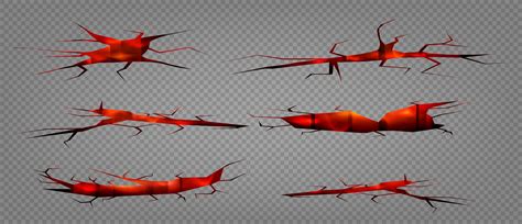 Lava In Ground Cracks Volcano Magma Glow Texture Vector Art At Vecteezy