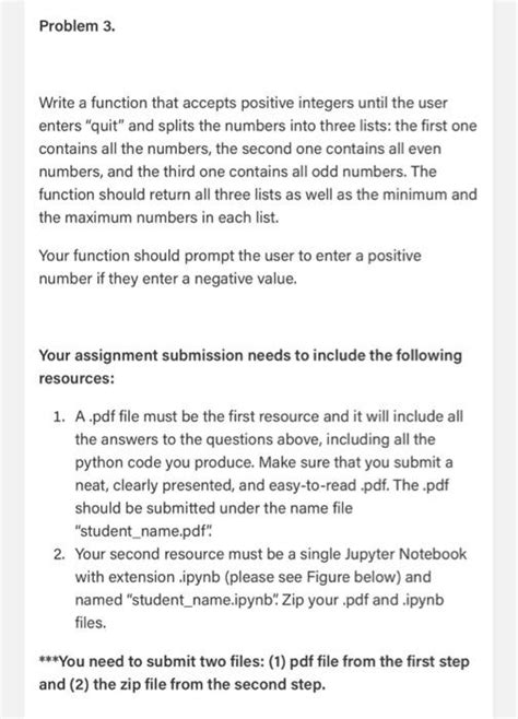 Solved Problem 3 Write A Function That Accepts Positive
