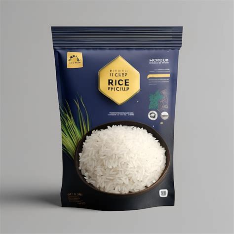 Rice Packet Mockup 122 Premium Ai Generated Image