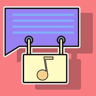 Sticker Voice Mail Icon Speaker Symbol Audio Vector Eps Ai Uidownload