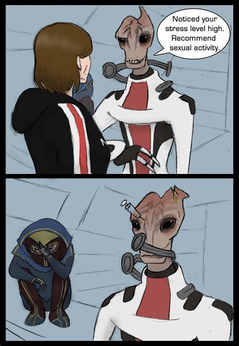 No Thanks Mass Effect Art Mass Effect Funny Mass Effect Comic