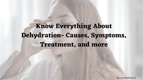 Dehydration Causes Signs And Symptoms Treatment And More Sprint