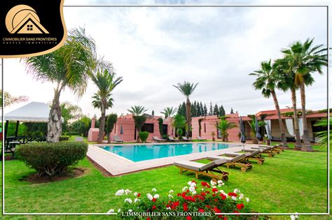 Modern Villa In Route De Sidi Abdellah Ghiyat Pool Garden Marrakech