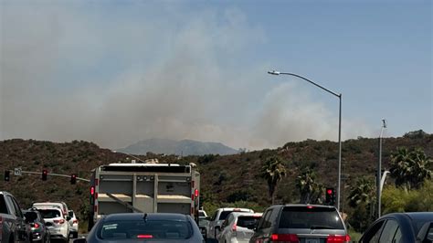 Spring Valley Brush Fire Stopped At 20 Acres All Evacuations Lifted