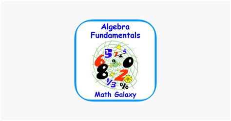 ‎algebra fundamentals on the app store