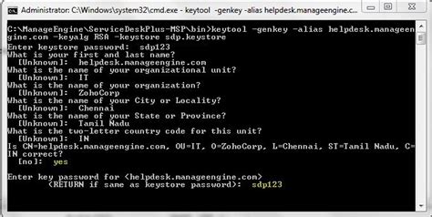 How To Install Ssl And P7b Certificate In Servicedesk Plus Msp