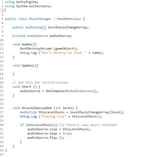 How To Use Scenemanageronsceneloaded Unity Engine Unity Discussions